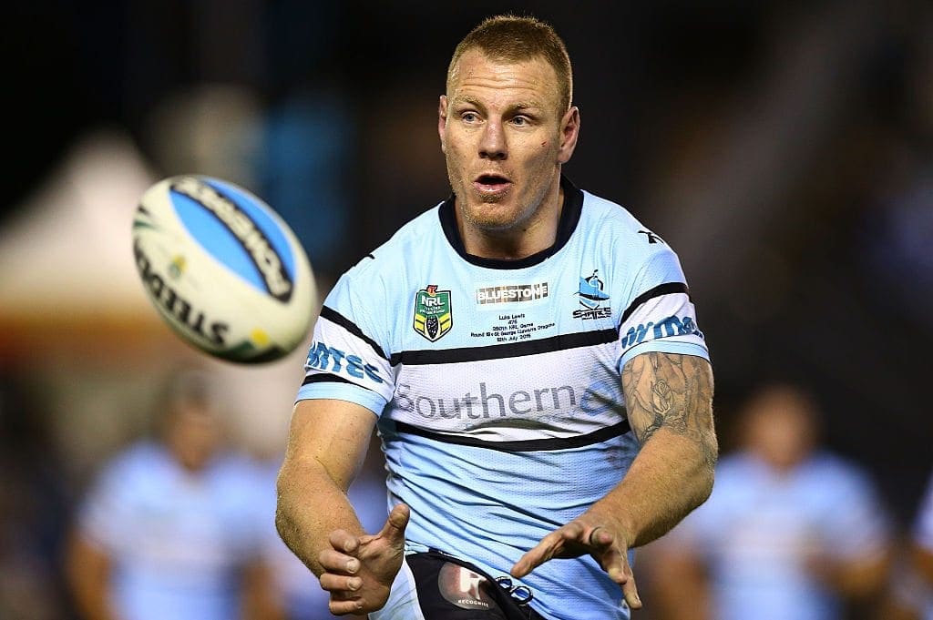 Luke Lewis re-signs with Sharks - NRL News - Zero Tackle