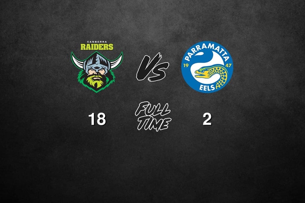 Raiders vs Eels - Round 6, 2018 - Zero Tackle