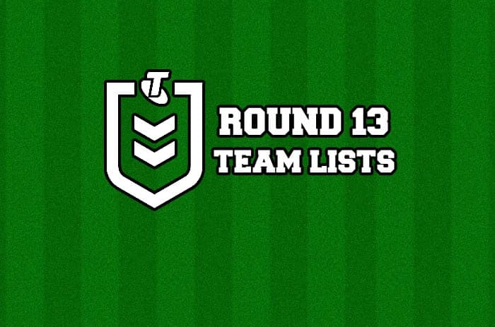 NRL Round 13 Team Lists 2020 - NRL News - Zero Tackle