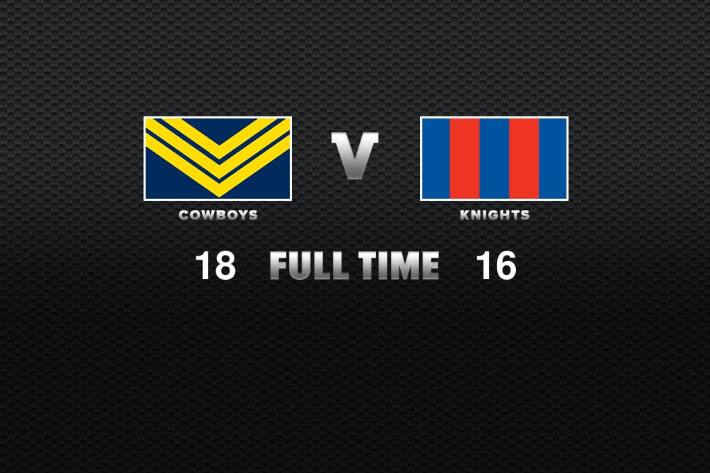 FULL TIME: Cowboys vs Knights - Round 8, 2023 - Zero Tackle