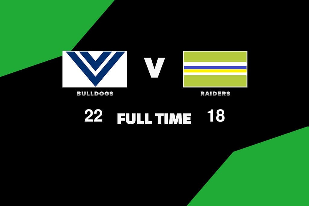 FULL TIME: Bulldogs vs Raiders - Round 22, 2024 - Zero Tackle