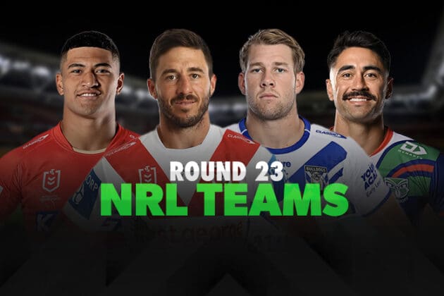 Round 23 Team Lists - Zero Tackle