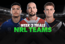 2021 NRL Ladder - Zero Tackle