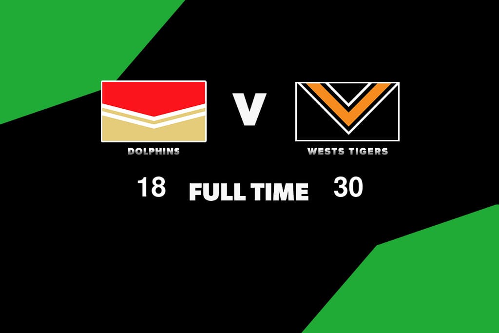 FULL TIME: Dolphins vs Wests Tigers - Round 3, 2025 - Zero Tackle