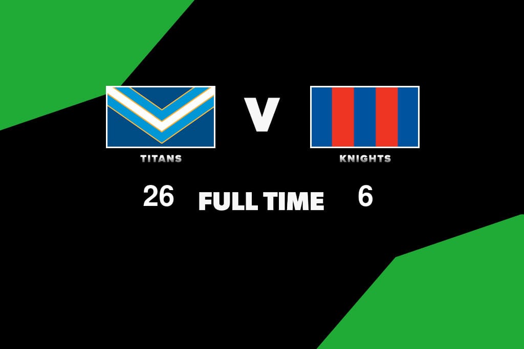 FULL TIME: Titans vs Knights - Round 3, 2025 - Zero Tackle