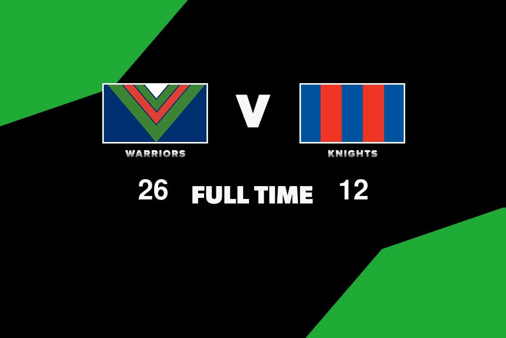 FULL TIME: Warriors vs Knights - Round 8, 2025 - NRL News - Zero Tackle