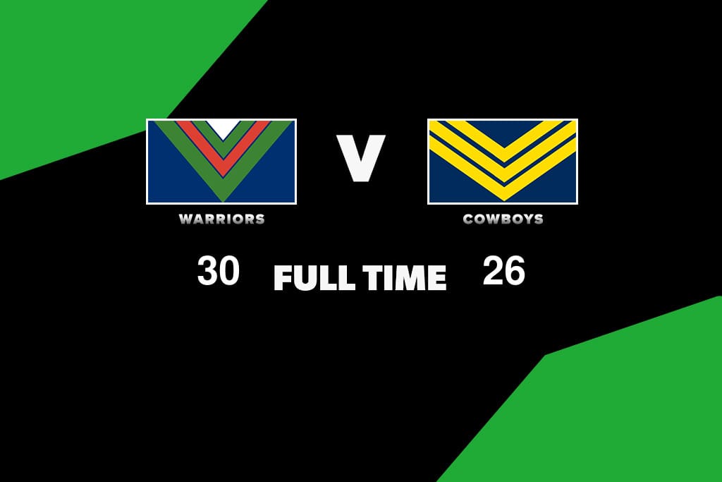 FULL TIME: Warriors vs Cowboys - Round 9, 2025 - NRL News - Zero Tackle