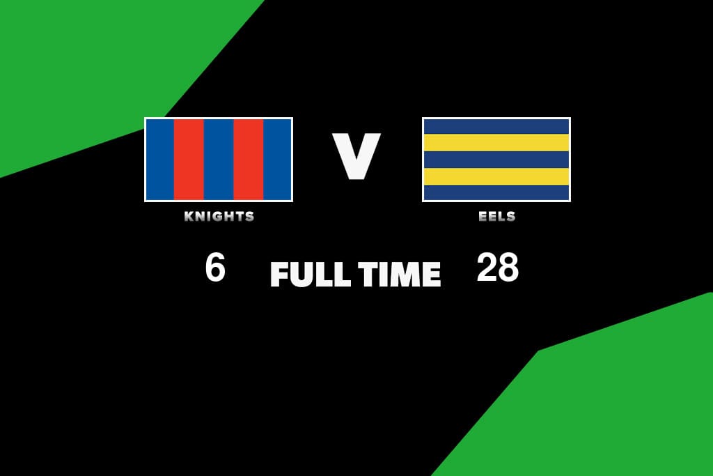 FULL TIME: Knights vs Eels - Round 11, 2025 - Zero Tackle