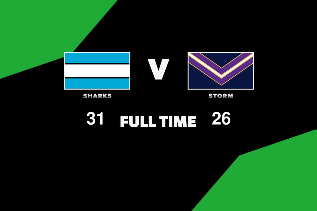 FULL TIME: Sharks vs Storm - Round 11, 2025 - NRL News - Zero Tackle