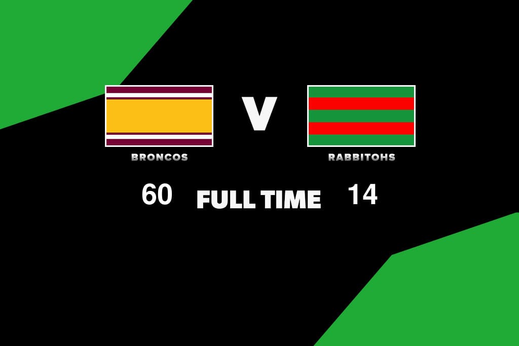 FULL TIME: Broncos vs Rabbitohs - Round 22, 2025 - NRL News - Zero Tackle