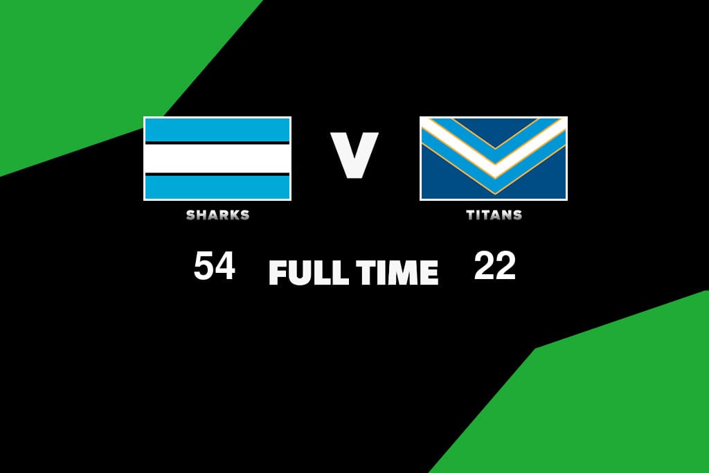 FULL TIME: Sharks vs Titans - Round 24, 2025 - NRL News - Zero Tackle
