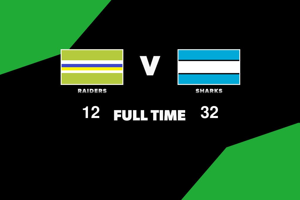 FULL TIME: Raiders vs Sharks - Finals Week 2, 2025 - NRL News - Zero Tackle
