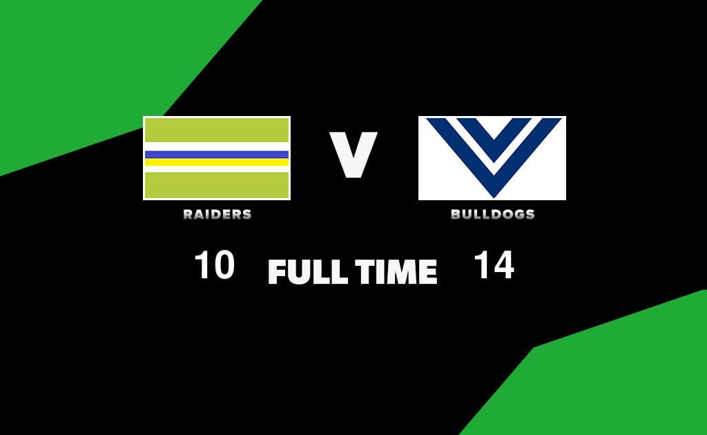 Raiders vs Bulldogs - Round 3, 2026 - Live Scores & Stats - Match Centre