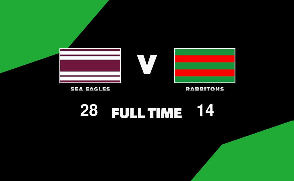 Sea Eagles vs Rabbitohs - Round 14, 2026 - Live Scores & Stats - Match ...